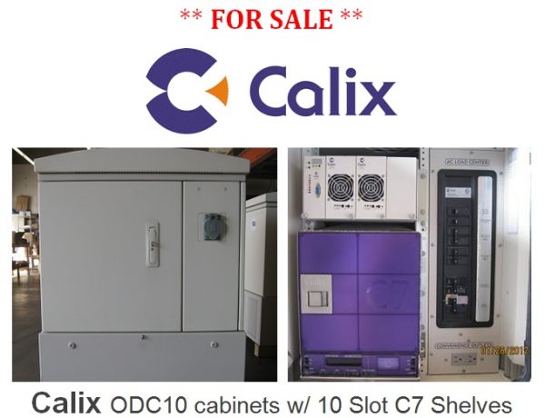Calix C7 Cabinets & Cards For Sale - TELECOMCAULIFFE