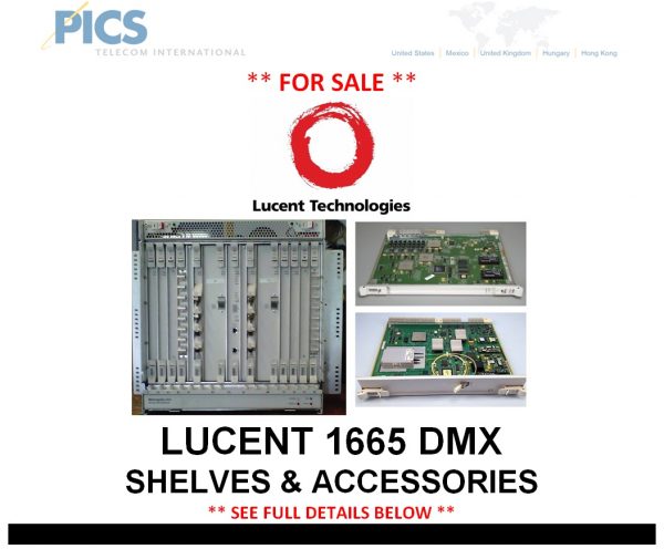 Lucent 1665 DMX Shelves & Accessories For Sale - TELECOMCAULIFFE
