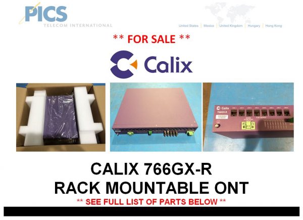 Calix 766GX-R Rack Mountable ONT's For Sale: New in original boxes ...