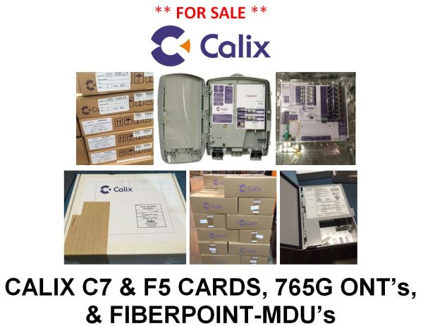 Calix 766GX-R Rack Mountable ONT's For Sale: New in original boxes ...