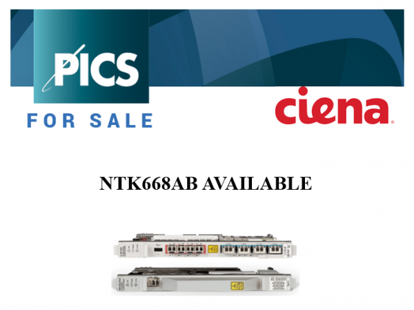 Ciena NTK668AB available - TELECOMCAULIFFE - A PICS Telecom Team