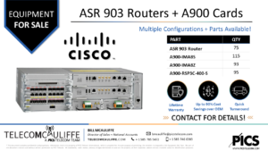 Cisco ASR 903 Routers - A900 series - TELECOMCAULIFFE