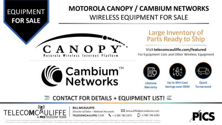 Motorola Canopy | Cambium Networks - TELECOMCAULIFFE