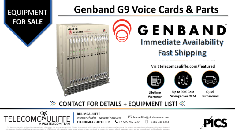 Genband G9 - TELECOMCAULIFFE