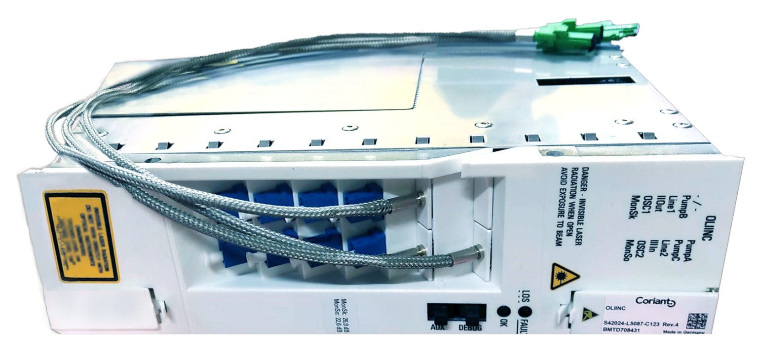 Coriant hiT 7550 Optical Line Amplifiers (OLA) - TELECOMCAULIFFE