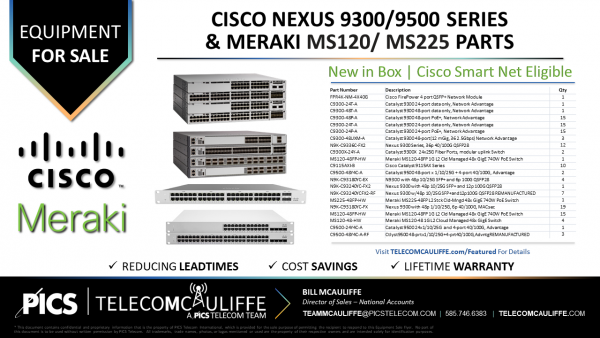 Ciena 3931 SERIES EQUIPMENT - TELECOMCAULIFFE