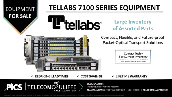 Tellabs 7100 Packet Optical Transport Solutions - TELECOMCAULIFFE