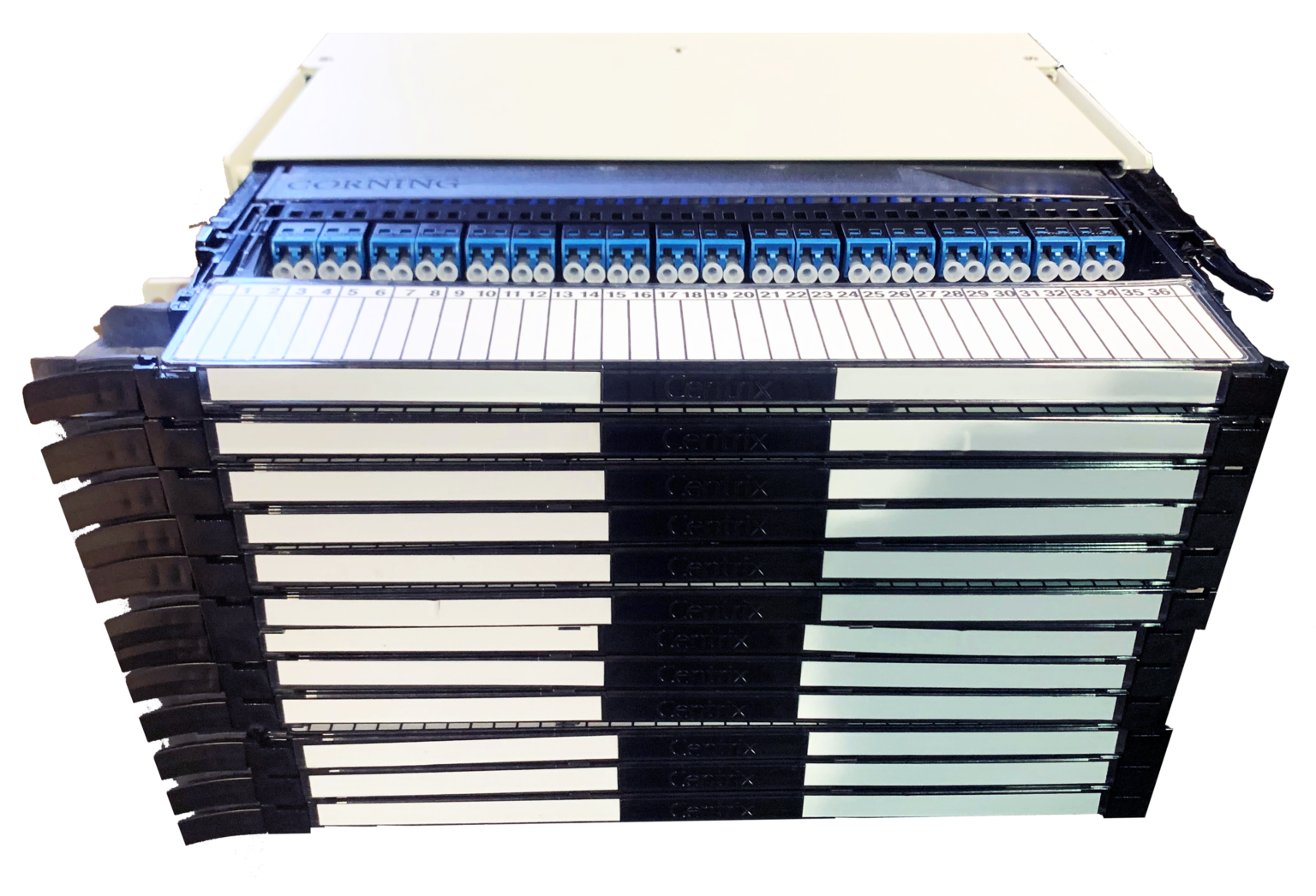 Corning Centrix Stubbed Fiber Shelves - TELECOMCAULIFFE