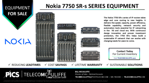 Nokia 7750 SR-s SERIES EQUIPMENT - TELECOMCAULIFFE