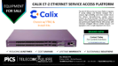 Calix E7-2 Ethernet Service Access Platform - TELECOMCAULIFFE