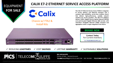 Calix E7-2 Ethernet Service Access Platform - TELECOMCAULIFFE