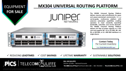 Juniper MX 304 - TELECOMCAULIFFE